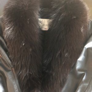 Jackets & Coats | Vintage Leather And Fur Coat | Poshmark